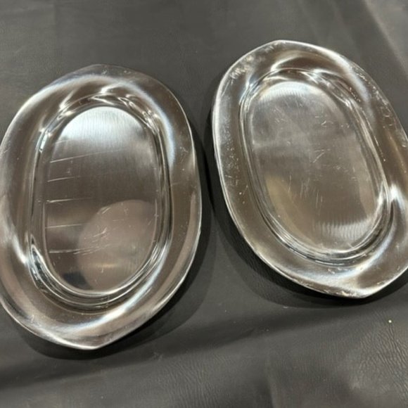 Dining | Silver Serving Plattersset Of 2 | Poshmark